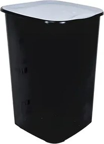 Belli e Forti odpadkový koš RECYCLING černý, šedé víko / Odpadkový koš