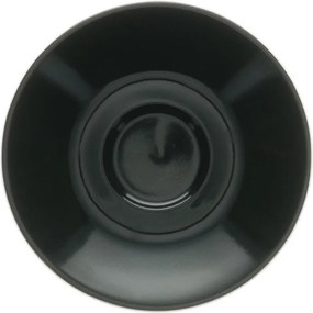 Černý porcelánový podšálek ø 12,5 cm Barista – BonBistro