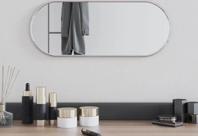vidaXL Nástěnné zrcadlo 50x20 cm oválné [348203] Barva: Stříbrná