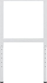 Nastavitelné rámy pracovního stolu 2 ks kov 55 x (69–95,5) cm 147932