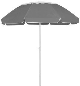 Plážový slunečník antracitový 300 cm 314718