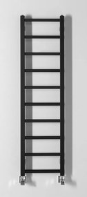 Sapho Sapho, MAKRO LIGHT topné těleso 300x1140 mm, černá mat, IR444TB