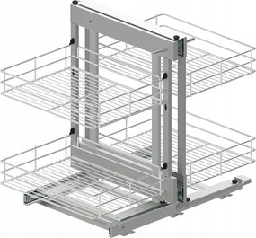 Rohový Koš Magic Corner Rejs Comfort Maxima Classic 800 Pravý Chrom