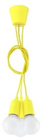 Žluté závěsné svítidlo ø 15 cm Rene – Nice Lamps
