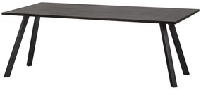 WOOOD jídelní stůl TABLO dub 220x90 cm černý 376089-NAA