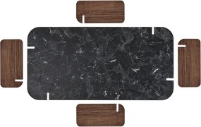 Černý konferenční stolek 60x120 cm Renard – Nordure