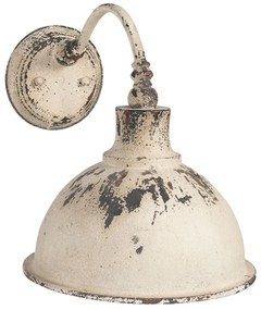 Nástěnná vintage bílá retro lampa Helene - 43*28*31 cm