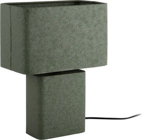 Zelená kovová stolní lampa (výška 33 cm) Boaz Recto – Leitmotiv