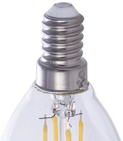Dekorační LED žárovka E14 neutrální 4000k 4w 400 lm