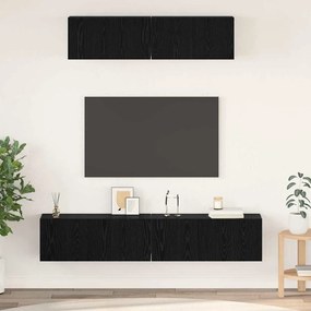 Sestava TV skříněk 4 ks Černý dub Kompozitní dřevo 3393361