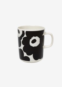 Marimekko Hrnek Oiva Unikko 250ml černý