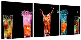Obraz do kuchyně - letní drinky
