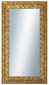 DANTIK - Zarámované zrcadlo - rozměr s rámem cca 50x90 cm z lišty ZVRATNÁ zdobná zlatá (2888)