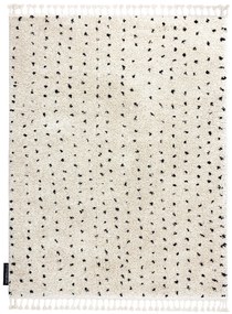 Dywany Łuszczów Kusový koberec Berber Syla B752 dots cream Rozměry koberců: 140x190