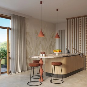 Sollux Lighting Závěsné svítidlo NOX 25 okrově červené