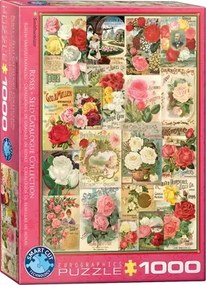 EUROGRAPHICS Puzzle Katalog semínek: Růže / 1000 dílků / 48 x 68 cm
