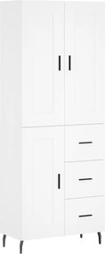 Skříň highboard bílá 69,5 x 34 x 180 cm kompozitní dřevo 3200017