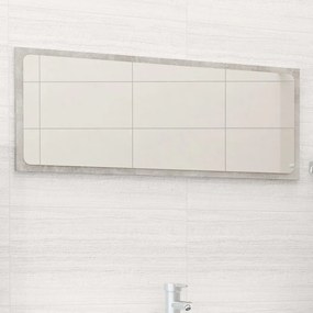 vidaXL Koupelnové zrcadlo betonově šedé 90 x 1,5 x 37 cm dřevotříska