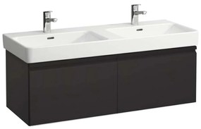 Laufen Pro S - Umyvadlová skříňka, 126x45x39 cm, 2 zásuvky, grafit mat H4835720964801