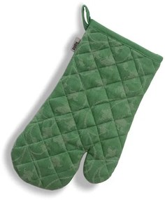 KELA Chňapka rukavice do trouby Cora 100% bavlna světle zelená/zelený vzor 31,0x18,0cm KL-12817