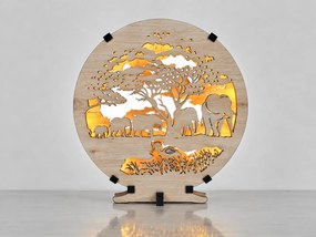 Li-Go "Sloni" lampa 20x22 cm provedení povrchu: bříza