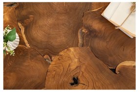 Massive home | Konferenční stolek SQUARE 90 CM masiv teak