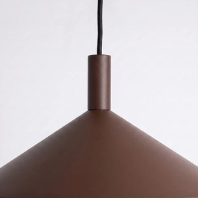Sollux Lighting Závěsné svítidlo NOX 40 hnědé