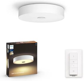 Philips hue 8719514341272 led stropní svítidlo fair 1x25w | 2900lm | 2200-6500k - stmívatelné, bluetooth, dálkové ovládání, white ambiance, bílá