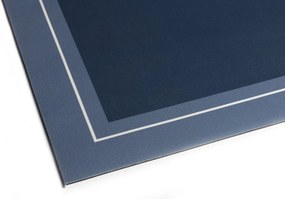 Aqualine Aqualine, Koupelnová předložka 60x120cm, absorpční, modrá, PCD012V