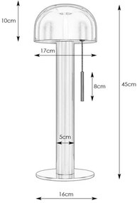 Markslöjd 108576 - Stolní lampa COSTA 2xG9/18W/230V černá/zlatá