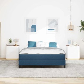 Postel s boxspringem Modrá 160 x 200 cm textil 3398506