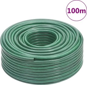 vidaXL Zahradní hadice zelená 0,5" 100 m PVC [154377]