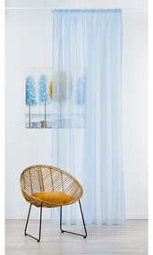 Modrá záclona 140x245 cm Voile – Mendola Fabrics