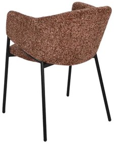 Designová židle Nikolai hnědá