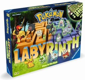 RAVENSBURGER HRA Labyrinth Pokémon noční edice svítí ve tmě 2v1 2422839