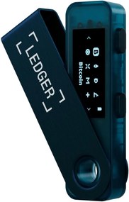 Ledger nano s plus sapphire blue crypto hardware wallet