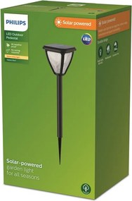 Philips 8720169265721 Outdoor solar Vapora solární zapichovací svítidlo/sloupek LED 1,5W/200lm 2700K IP44 černá