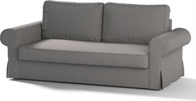 Potah na pohovku IKEA Backabro, 3-místná, rozkládací barva šedá látka pletený vzor