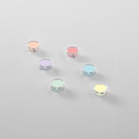 FAN LED-RIDER-R6-RGB Sada 6 zápustných venkovních svítidel LED RIDER nikl 6x0,6 W RGB IP67 Driver DC 12 V dálk. ovladač 3x3,7 cm - FANEUROPE