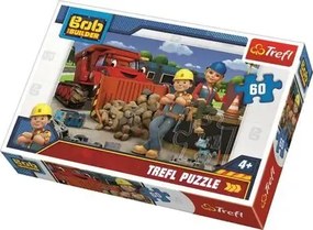 Trefl - Puzzle - Bořek stavitel a Wendy / 60 dílků / 33 x 22 cm / věk