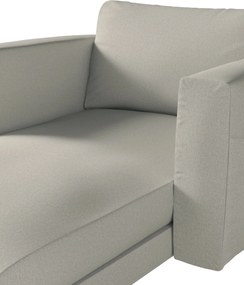 Potah na IKEA Norsborg šezlong s loketními opěrkami barva béžová látka pletený vzor