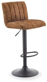 Barová židle Harriet (hnědá + černá). 1048958