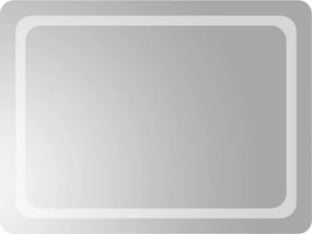 Koupelnové zrcadlo s LED osvětlením 60 x 80 cm 3154096