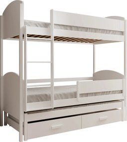 ADRK Furniture Třílůžková dětská postel Leia 180x80