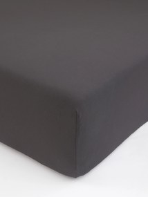 MK Lůžkoviny Jersey prostěradlo s elastanem 200 × 200 cm – tmavě šedé