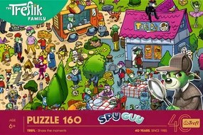 TREFL Puzzle Treflíci: Spy Guy / 160 dílků / 41 x 27,5 cm / věk 6+