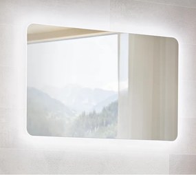 LED zrcadlo Natura/Stella 80 x 50 cm