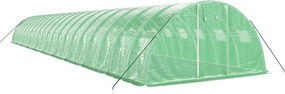Skleník s ocelovým rámem zelený 80 m² 20 x 4 x 2 m 3188069