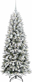 Umělý vánoční stromeček Bílá 150 cm PVC, plast, ocel a PE 3396036