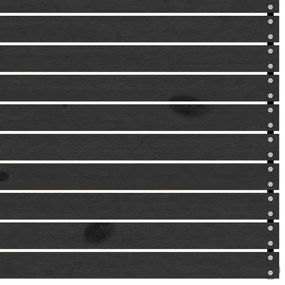 vidaXL Marketos 3dílná zahradní sedací souprava černá masivní borovice